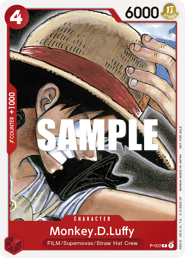 P-022 - Monkey.D.Luffy - Promo – Collectors Company