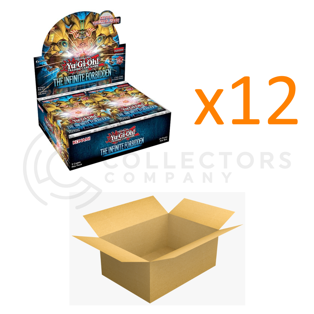 [PRE-ORDER] Yu-Gi-Oh! - The Infinite Forbidden Booster Box CASE (x12 B ...