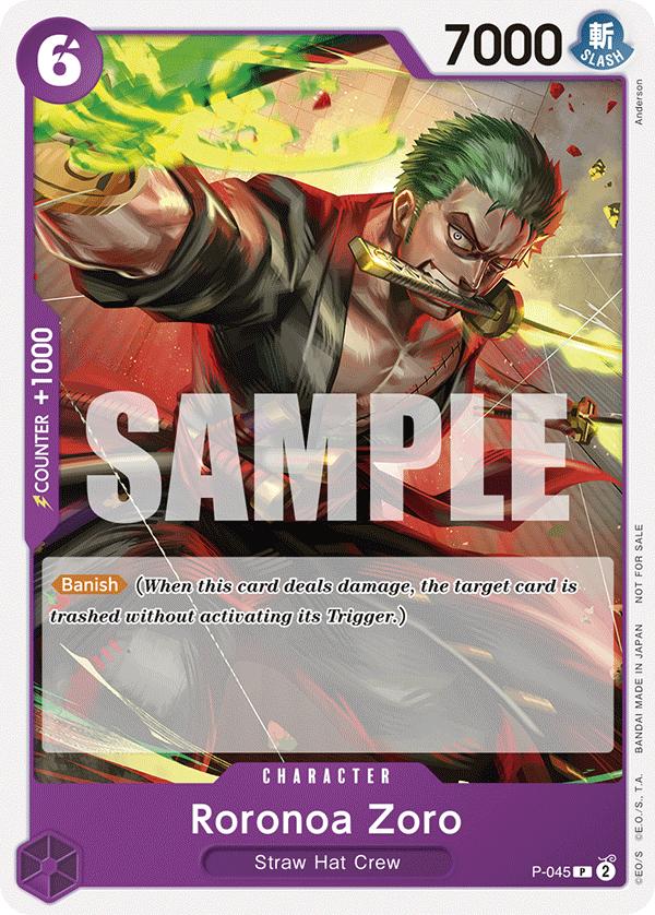 P-045 - Roronoa Zoro - Promo – Collectors Company