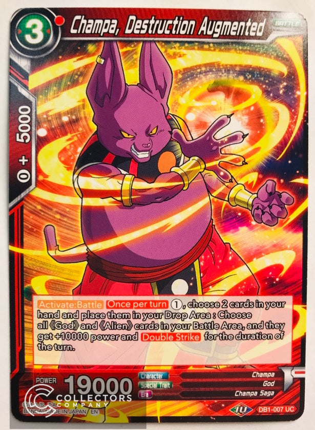 DB1-007 - Champa, Destruction Augmented - Uncommon – Collectors Company