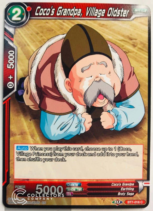 BT7-016 - Coco's Grandpa, Village Oldster - Common – Collectors Company