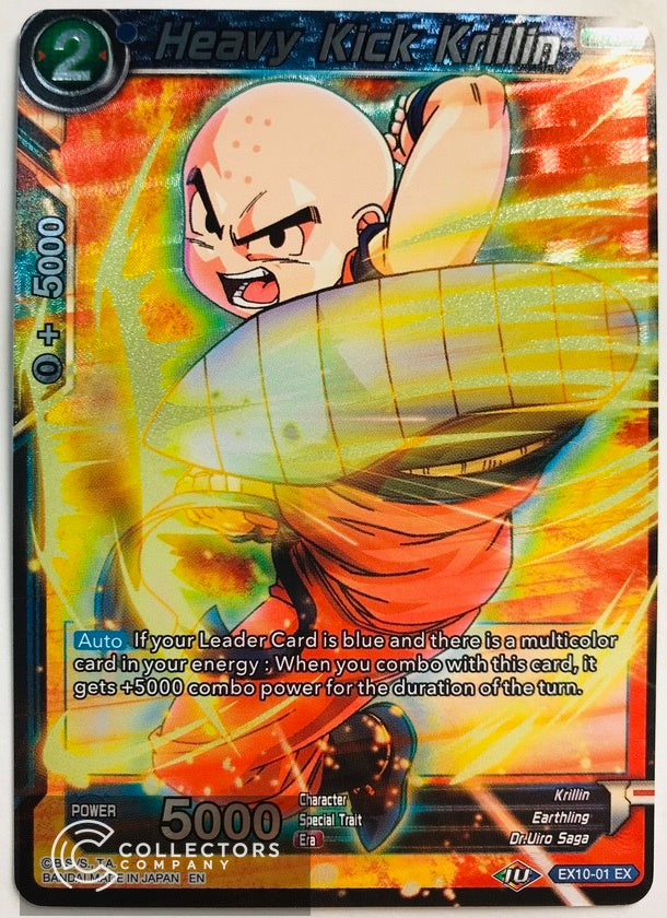 EX10-01 - Heavy Kick Krillin - Expansion Rare FOIL – Collectors Company