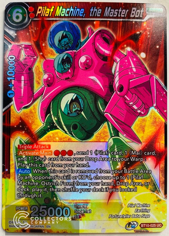 BT10-025 - Pilaf Machine, the Master Bot - Uncommon FOIL – Collectors ...
