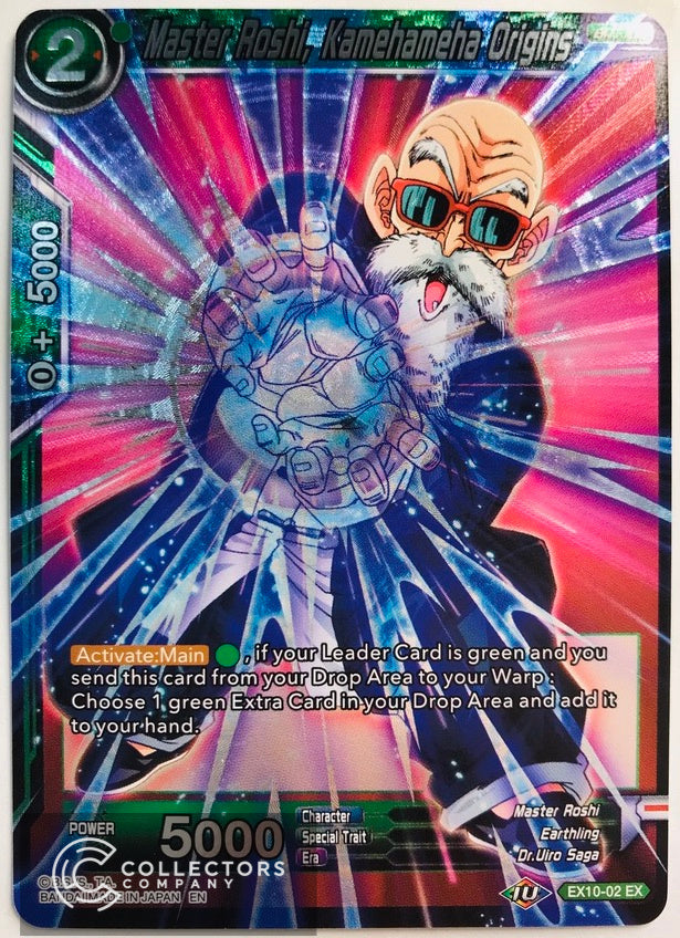 EX10-02 - Master Roshi, Kamehameha Origins - Expansion Rare FOIL ...