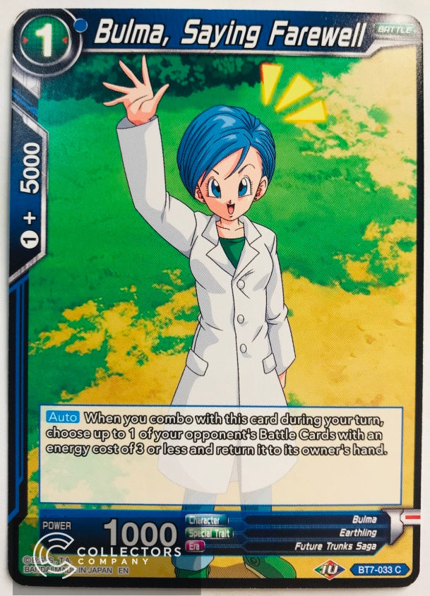 BT7-033 - Bulma, Saying Farewell - Common – Collectors Company