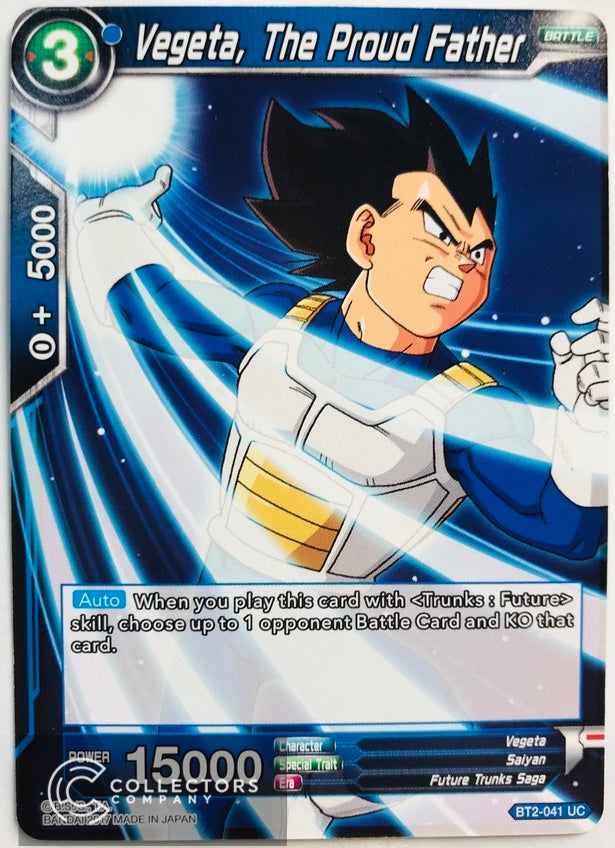 BT2-041 - Vegeta, The Proud Father - Uncommon – Collectors Company