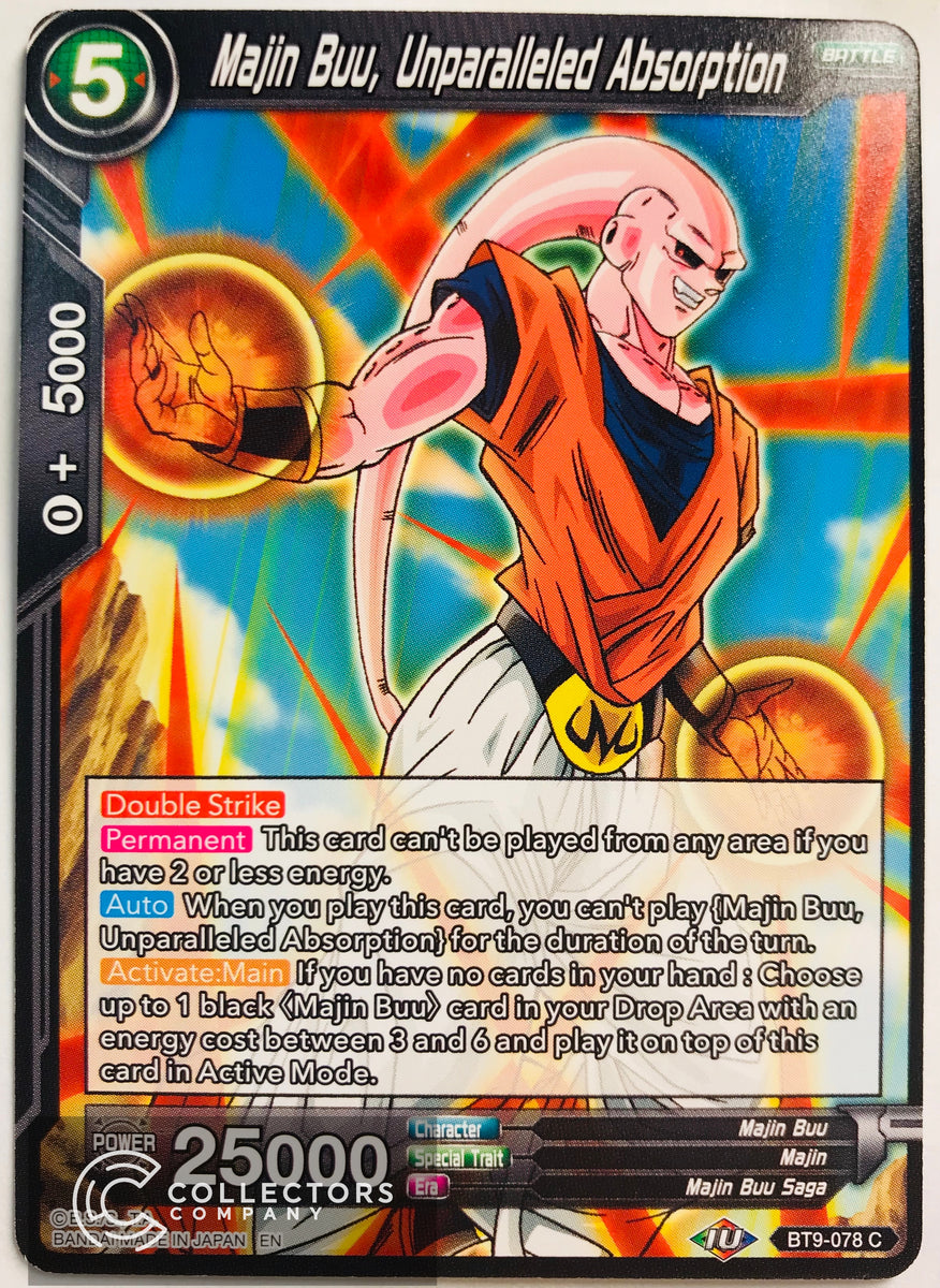 BT9-078 - Majin Buu, Unparalleled Absorption - Common – Collectors Company