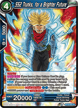 BT10-043 - SS2 Trunks, for a Brighter Future - Uncommon FOIL - 2ND EDI ...