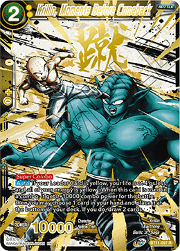 BT11-097 - Krillin, Moments Before Comeback - Rare Alt Art – Collectors Company